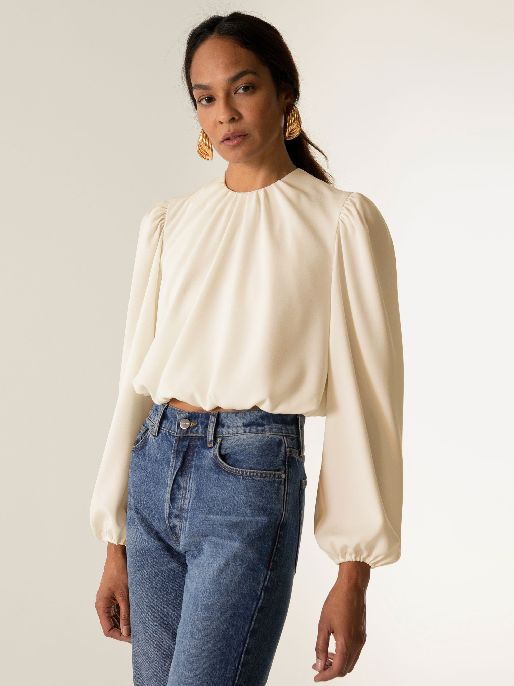 The most artfully draped top: ATÉ Gathered Top – PAIRE Los Angeles